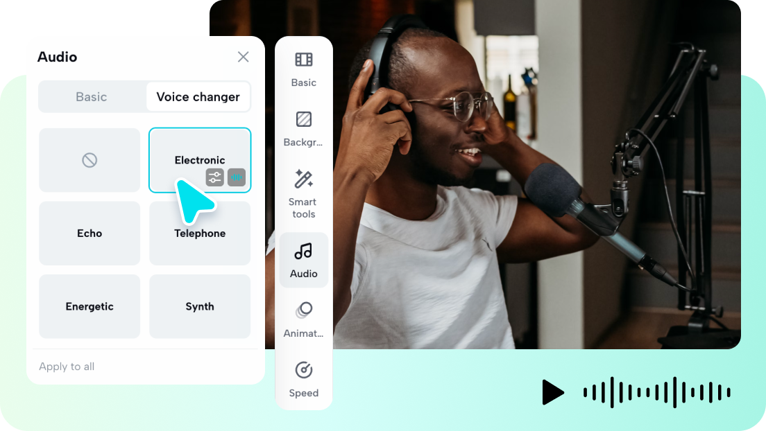 Upravit audio online zdarma s Pippit